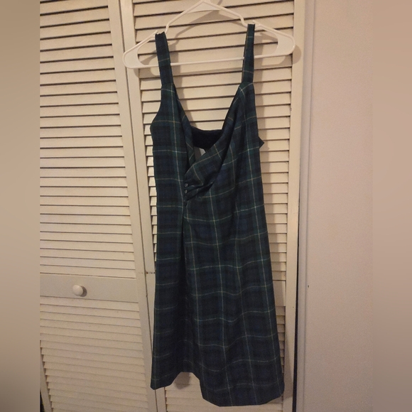 lanca perfume | Dresses | Lana Perfume Green And Blue Plaid Dress ...